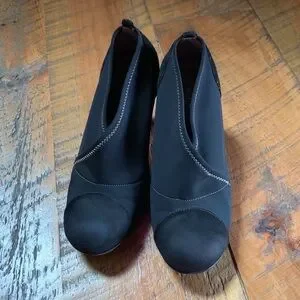 Taryn Rose | Shoes | Taryn By Taryn Rose Black Fabric And Suede Booties ...